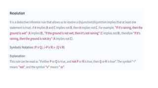 Inference rules in artificial intelligence | PPTX