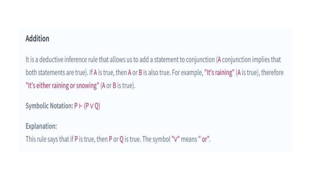 Inference rules in artificial intelligence | PPTX