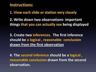 Inference and-observation | PPT