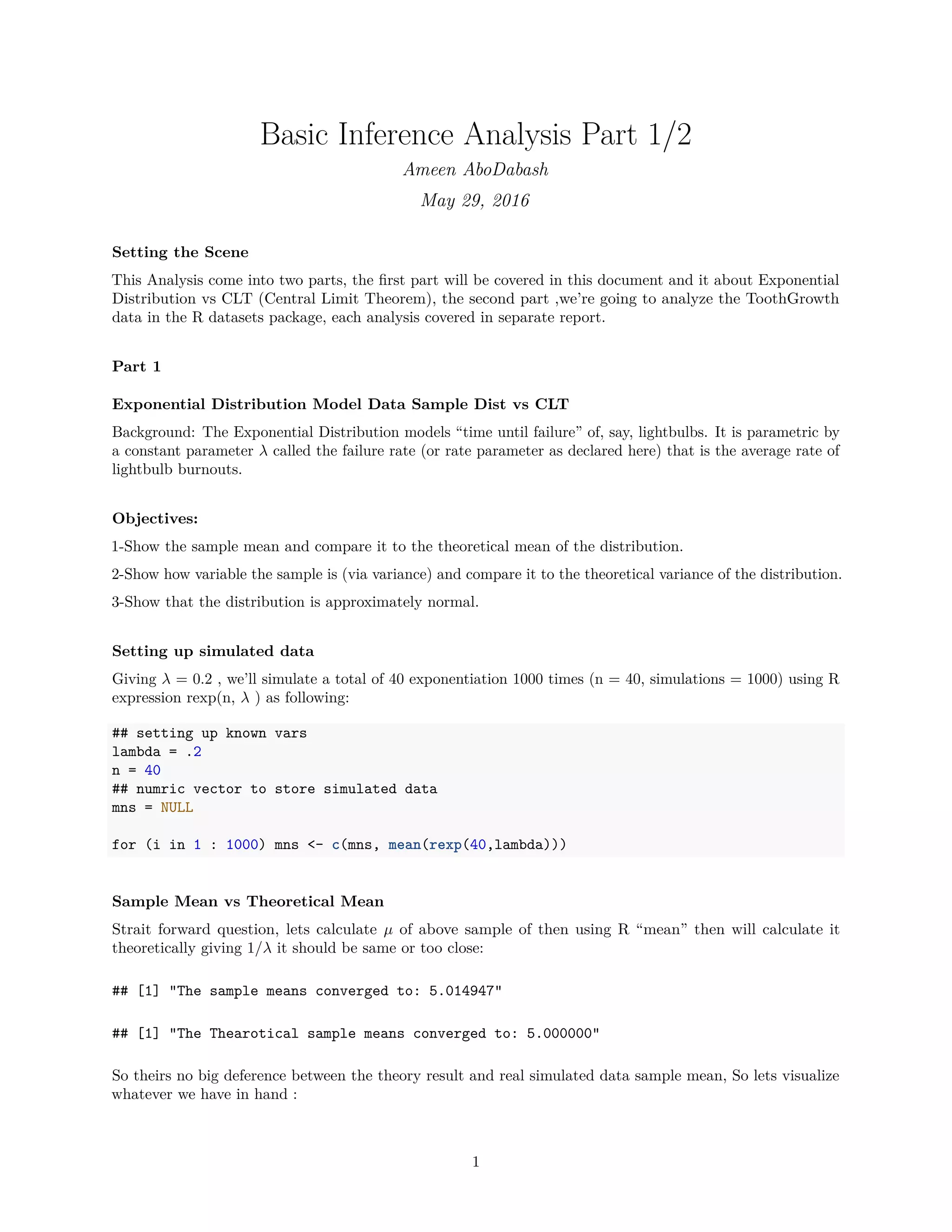 Basic Inference Analysis | PDF | Free Download