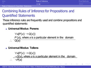 Inference rulesproofmethods | PPTX | Chemistry | Science