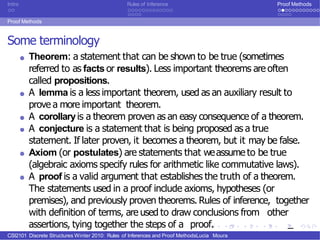 Inference rulesproofmethods | PPTX | Chemistry | Science