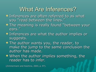 Inferences | PPT