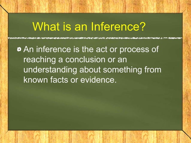 Inferences | PPTX | Science