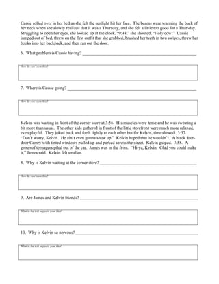 Inferences worksheet-2 | PDF