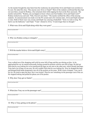 Inferences worksheet-3 | PDF