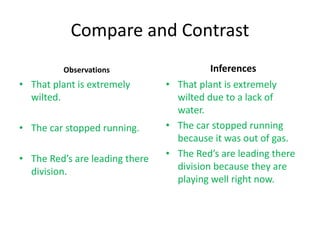 Inferences | PPTX | Science
