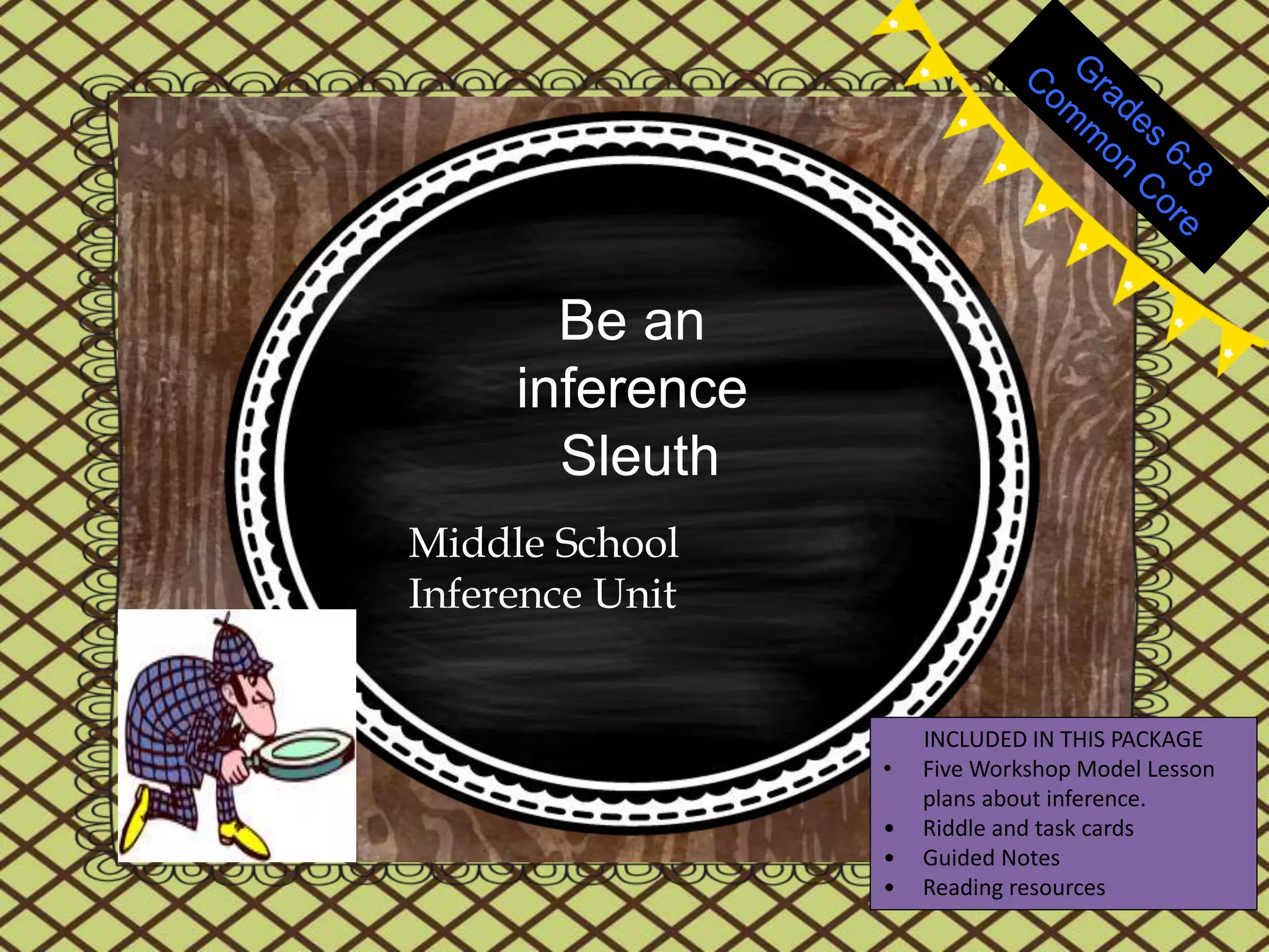 Teaching Inference - Middle School Special Education | PPT