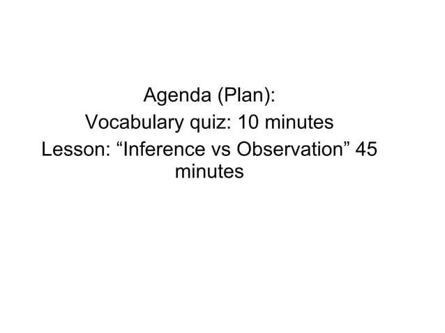 Inference and Observation Scienetific Method And Lab Safety | PPT