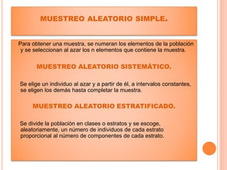 INFERENCIA ESTADISTICA | PPTX