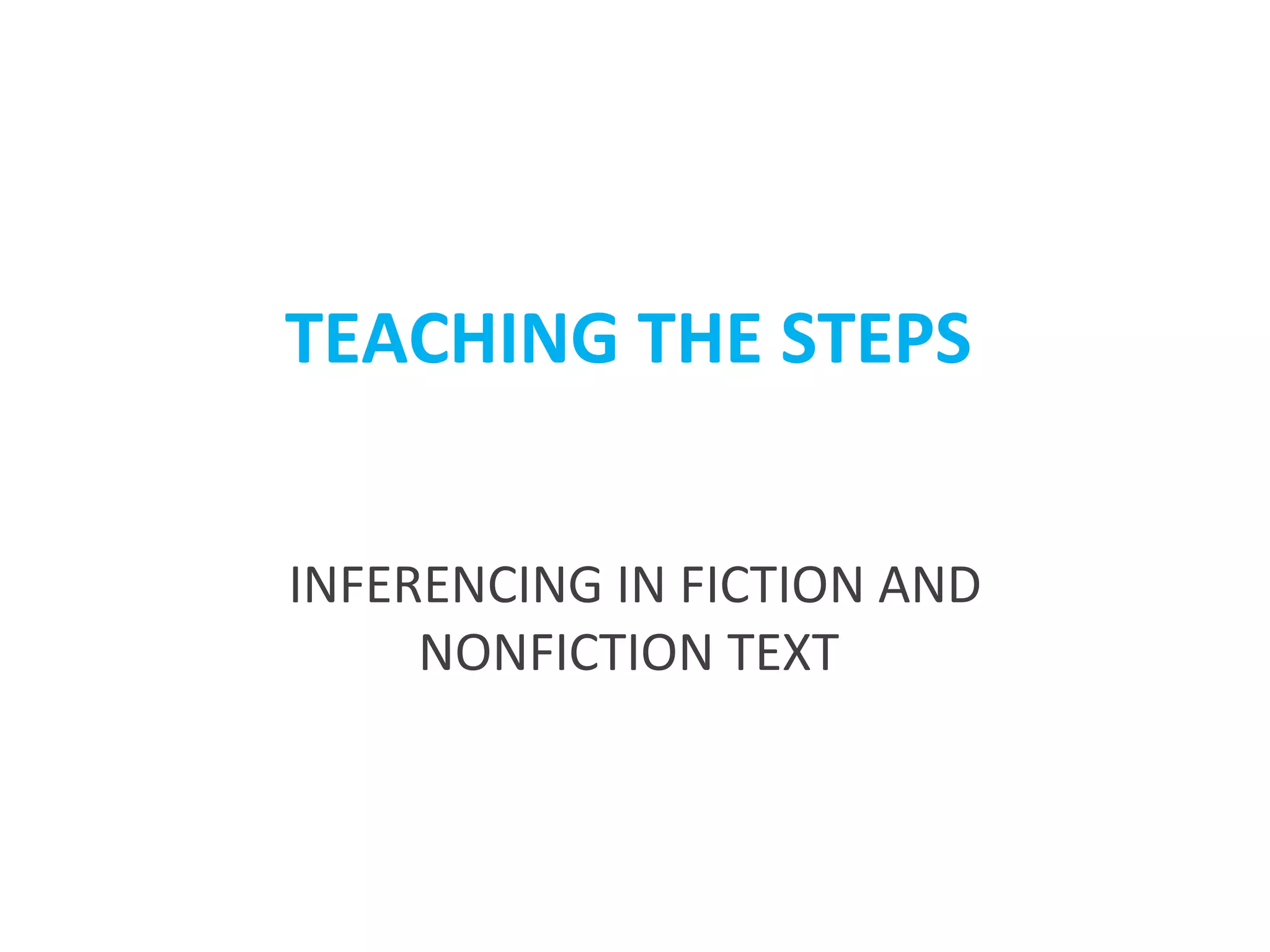 Inferencing july12 slides | PPT