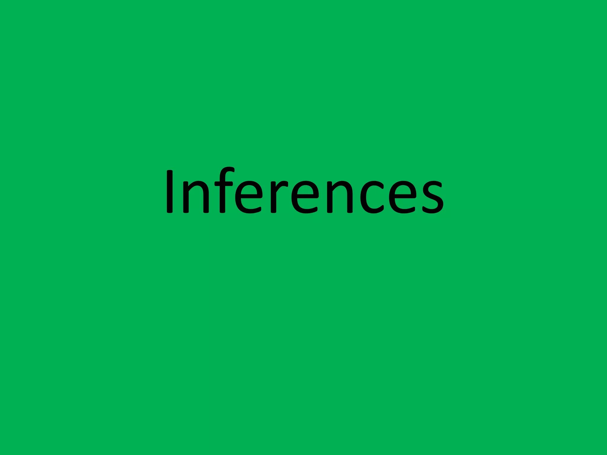 Inferencing+power point | PDF
