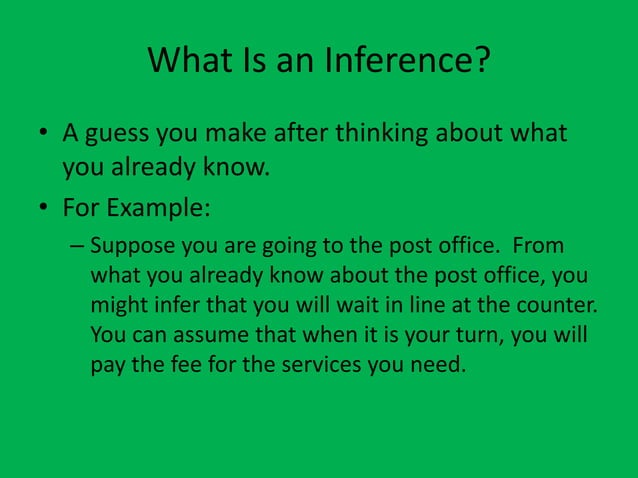 Inferencing+power point