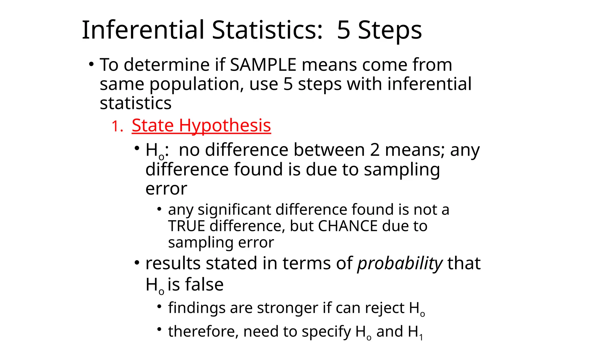 Inferential Applied Statistics for researchers | PPTX