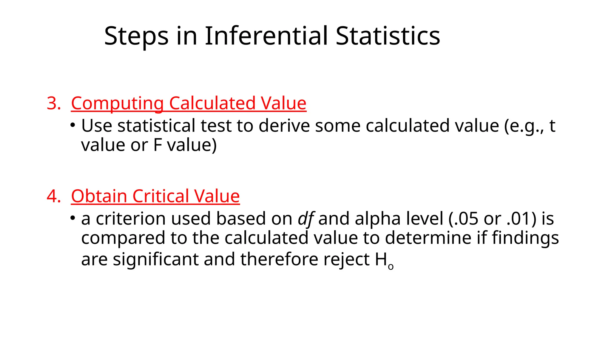 Inferential Applied Statistics for researchers | PPTX