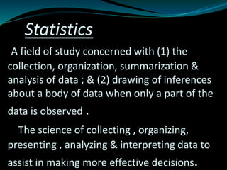Inferential statictis ready go | PPT