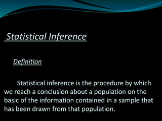 Inferential statictis ready go | PPT