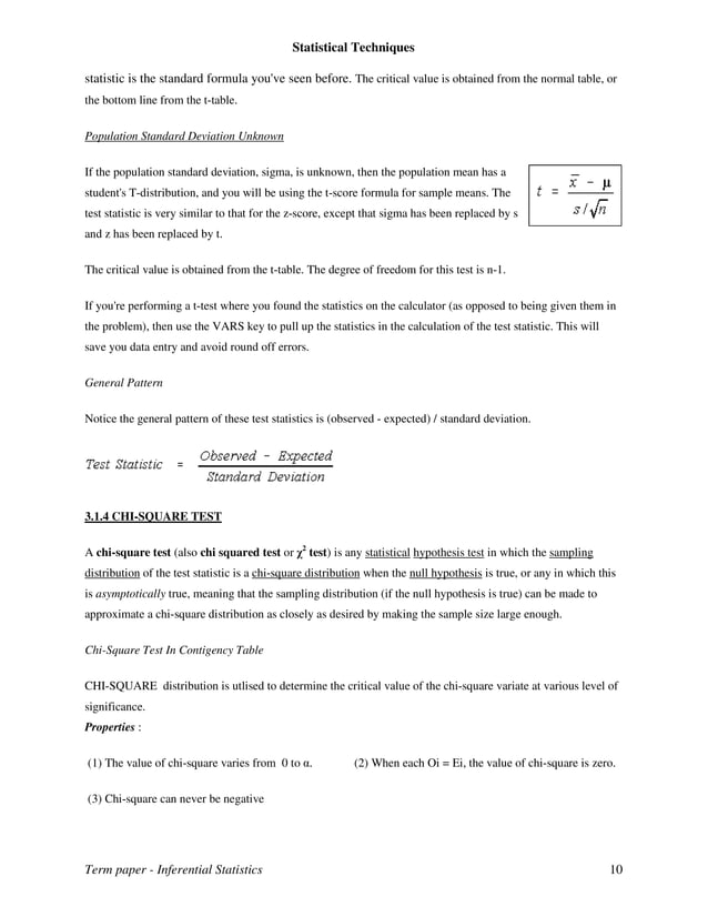 Inferential statistics | PDF