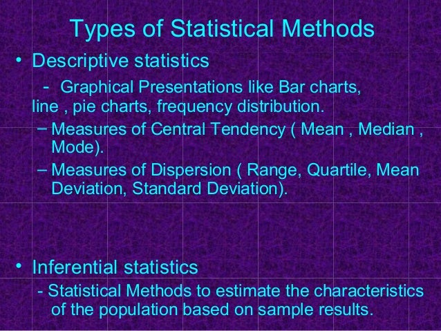 Inferential statistics