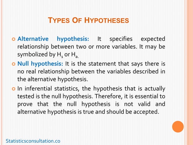 Basic Concepts of Inferential statistics | PPTX | Science