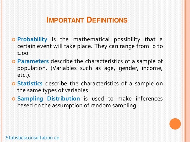 Basic Concepts of Inferential statistics