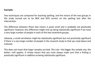 hypothesis testing overview | PPTX