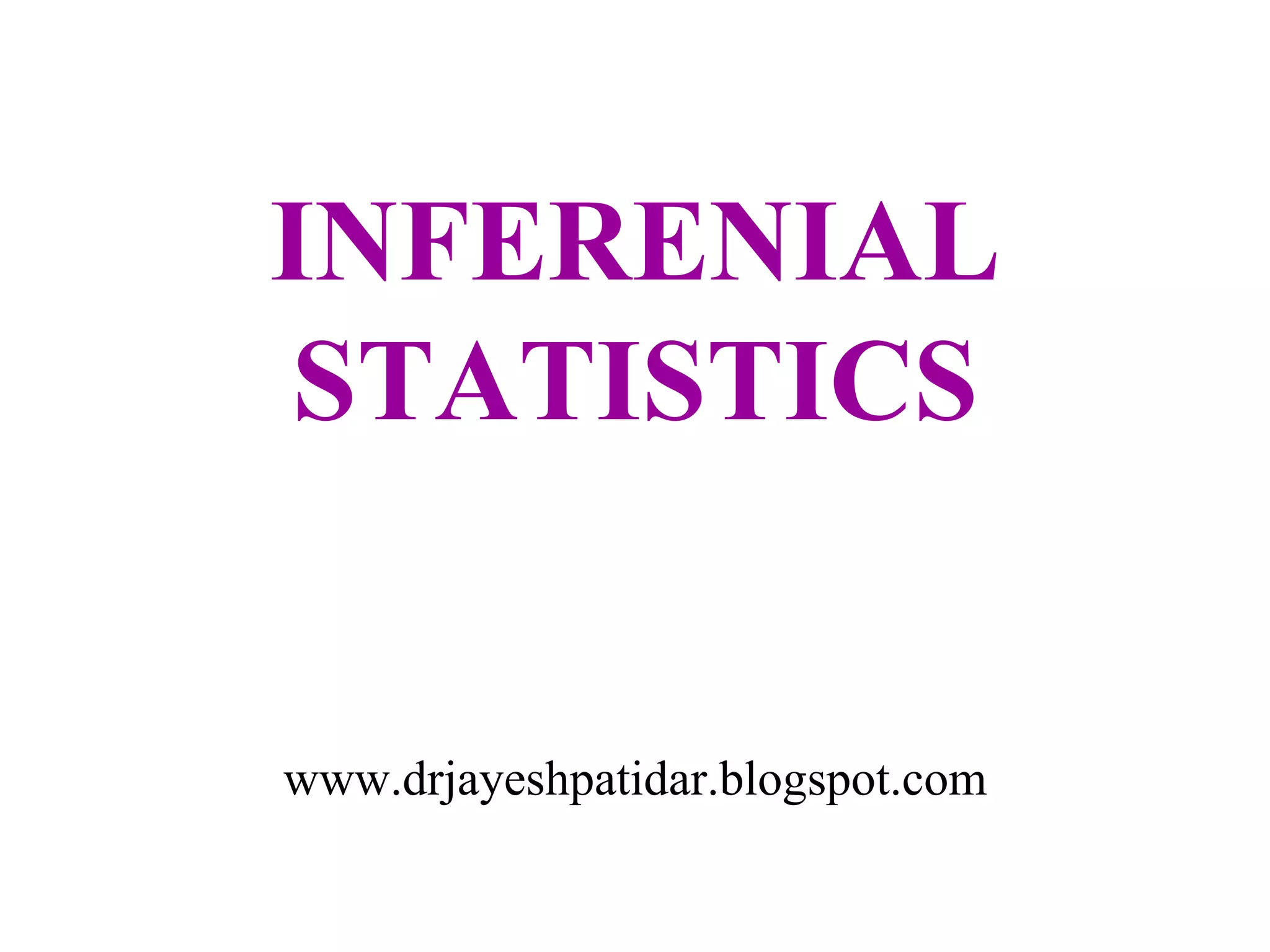 Guide to Inferential Statistics | PPT