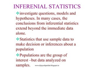 Inferential statistics.ppt
