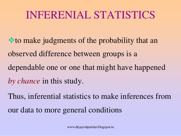 Inferential statistics.ppt