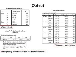 Inferential statistics quantitative data - anova | PPT