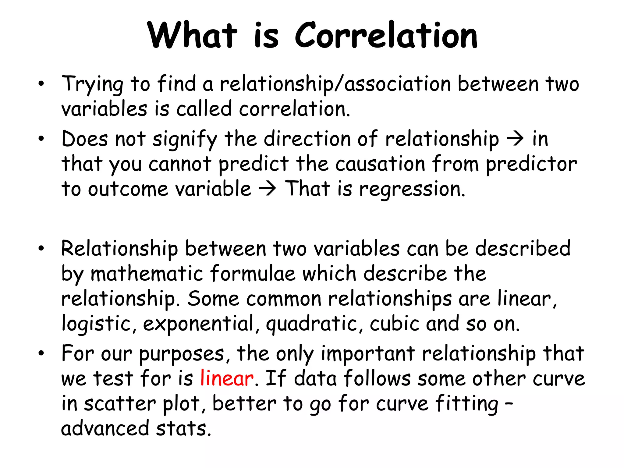 Inferential statistics correlations | PPTX | Physics | Science