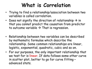 Inferential statistics correlations | PPTX | Physics | Science