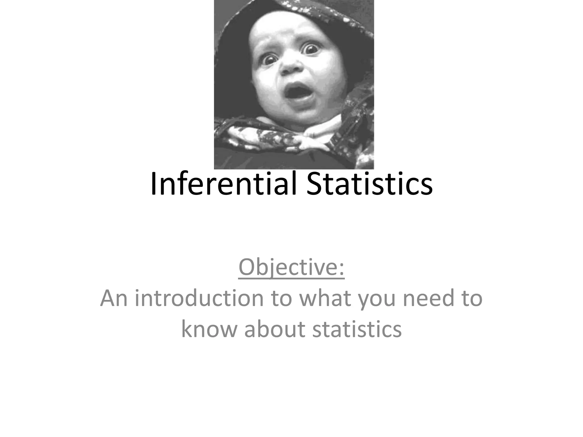 Inferential statistics powerpoint | PPTX