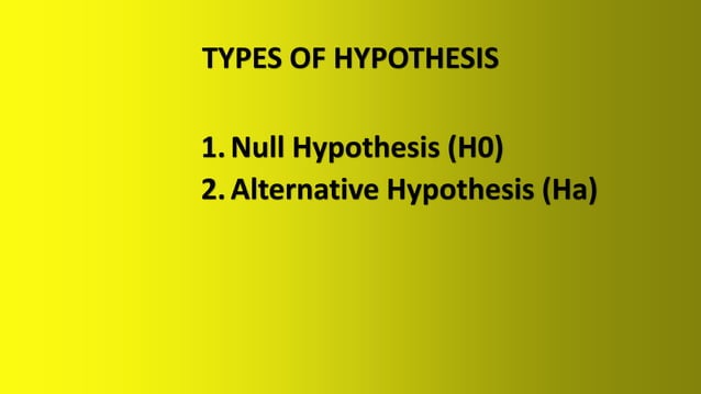inferential stats- HYPOTHESIS TESTING.pptx | Science