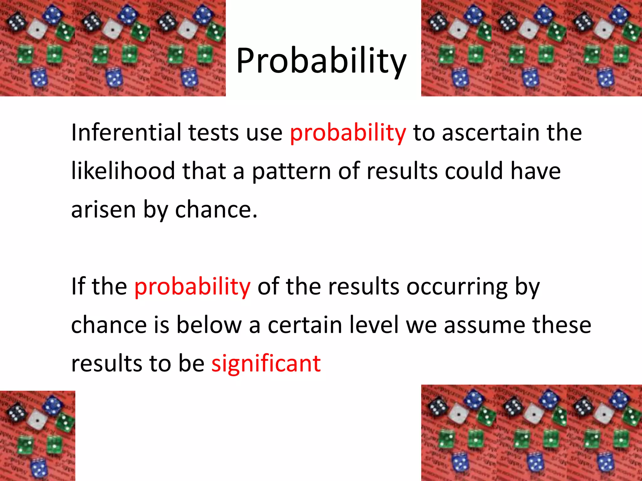 Inferential stats intro part 1 | PPTX
