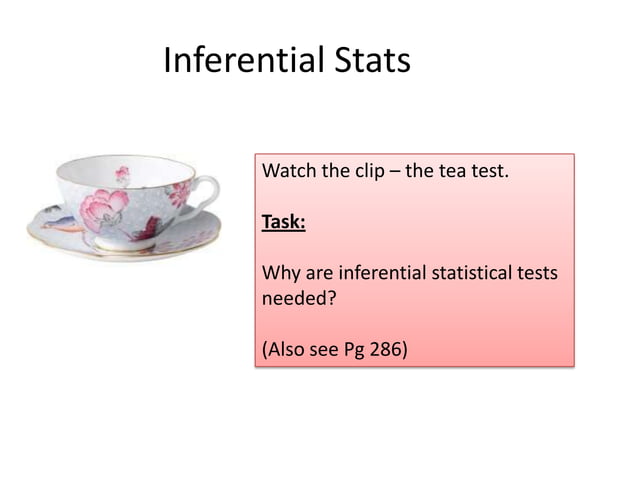 Inferential stats intro part 1 | PPT