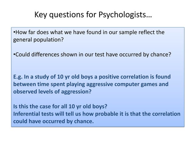 Inferential stats intro part 1 | PPTX