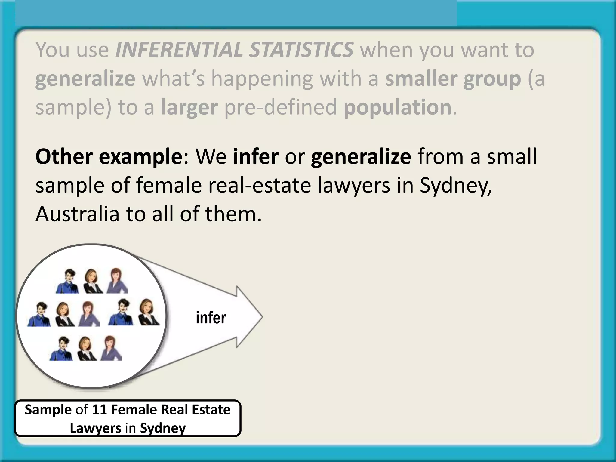 Inferential vs descriptive 2.0 | PPTX