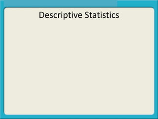 Inferential vs descriptive tutorial of when to use - Copyright Updated | PPT