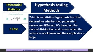 Inferential Statistics and its Importance of inferential statistics | PPTX