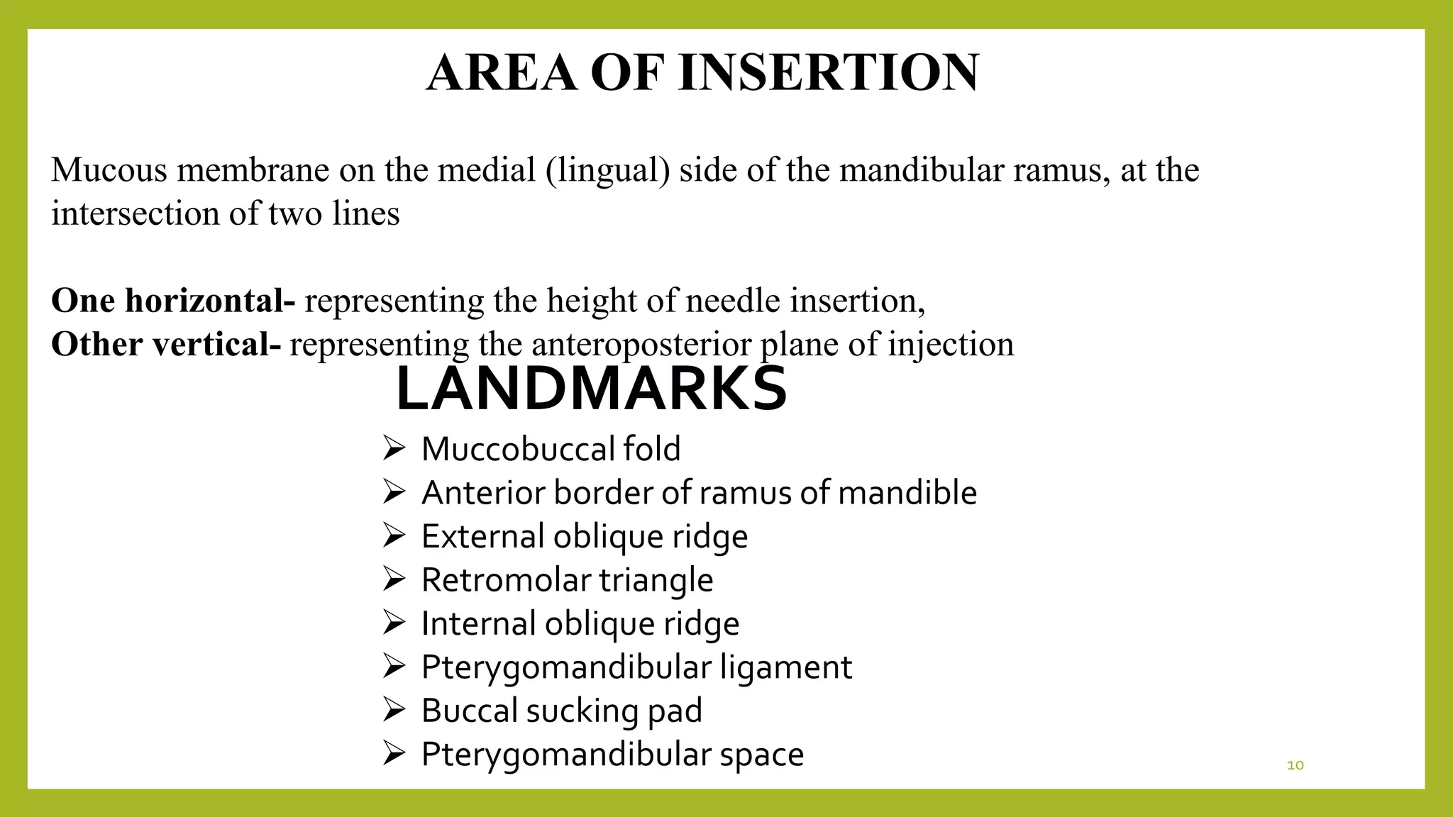 Inferior alveolar nerve | PPTX