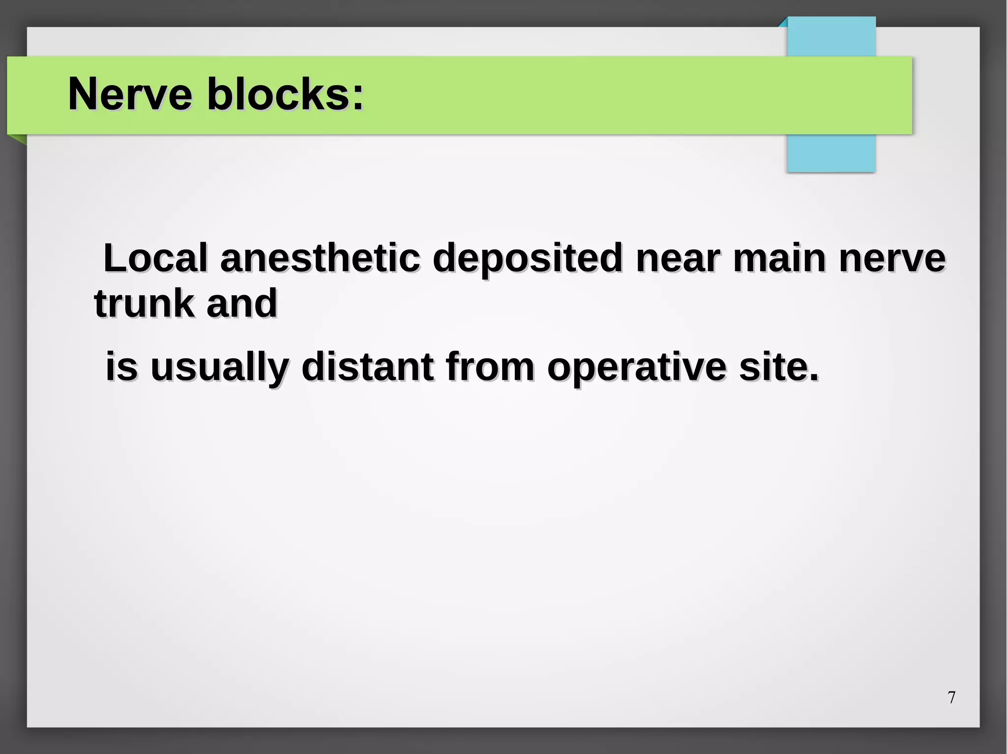 Inferior alveolar nerve block | ODP