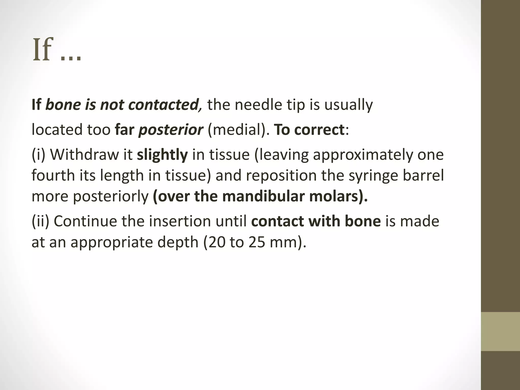 Mandibular Anesthesia : Inferior alveolar nerve block | PPTX