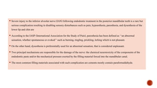 Inferior alveolar nerve injury | PPTX