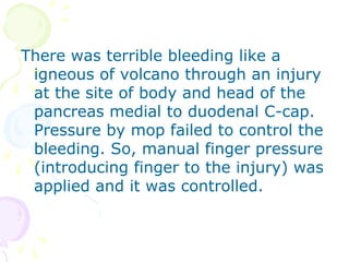 Inferior Vena Caval Injury - A case report | PPT | First Aid | Injuries