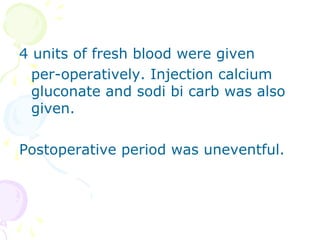 Inferior Vena Caval Injury - A case report | PPT | First Aid | Injuries