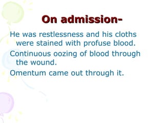 Inferior Vena Caval Injury - A case report | PPT