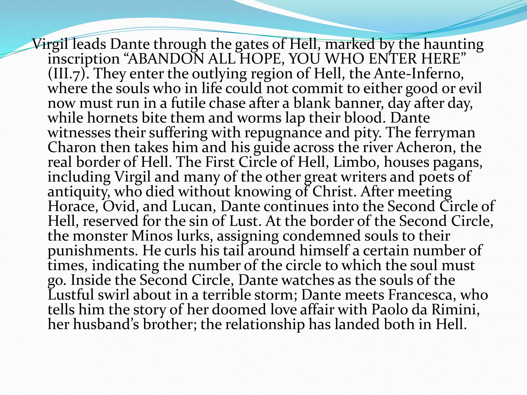 Inferno By:Dante Alighieri | PPTX