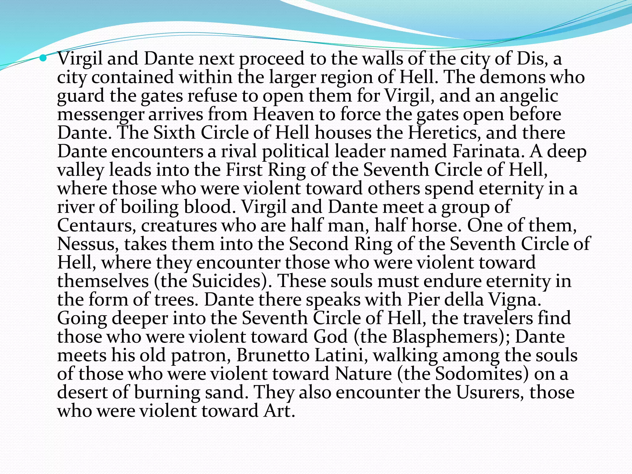 Inferno By:Dante Alighieri | PPTX