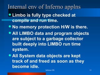 Inferno operating system | PPT